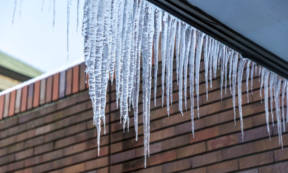 Ice dams can damage walls in the attic and living space in the house ...