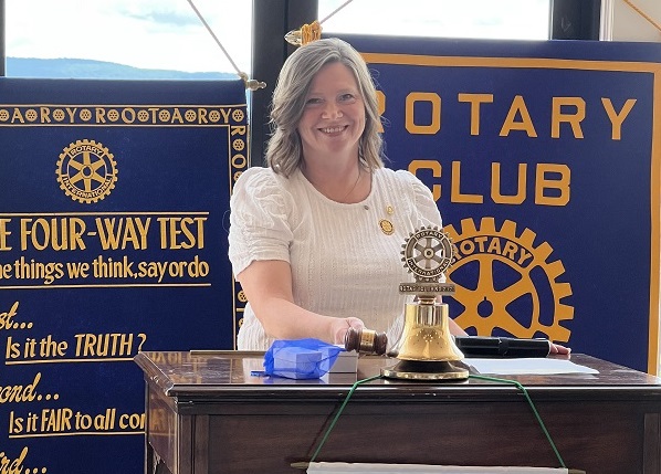 Lori Glascock assumes first chair at Front Royal Rotary Club, plans a ...