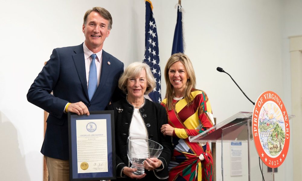 First Lady Suzanne S. Youngkin announces November 2022 Spirit of ...