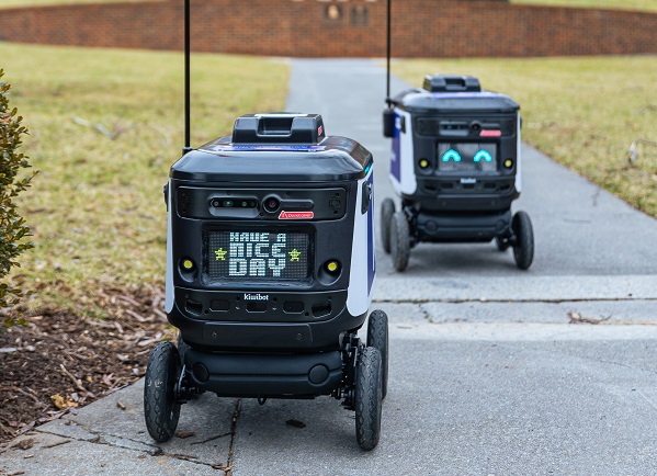 Kiwibot brings food delivery robots to Shenandoah University in ...