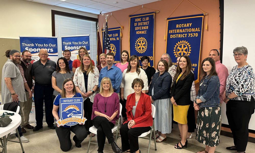 Front Royal Rotary Club honors county public school teachers - Royal ...