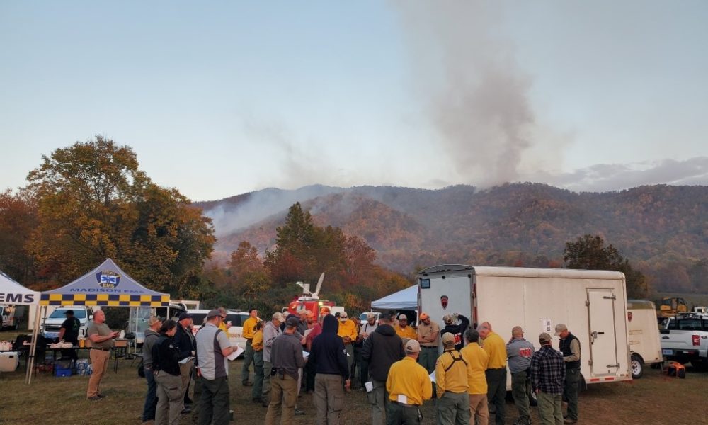 Madison County Wildfire Expands to 425 Acres Near Shenandoah National ...