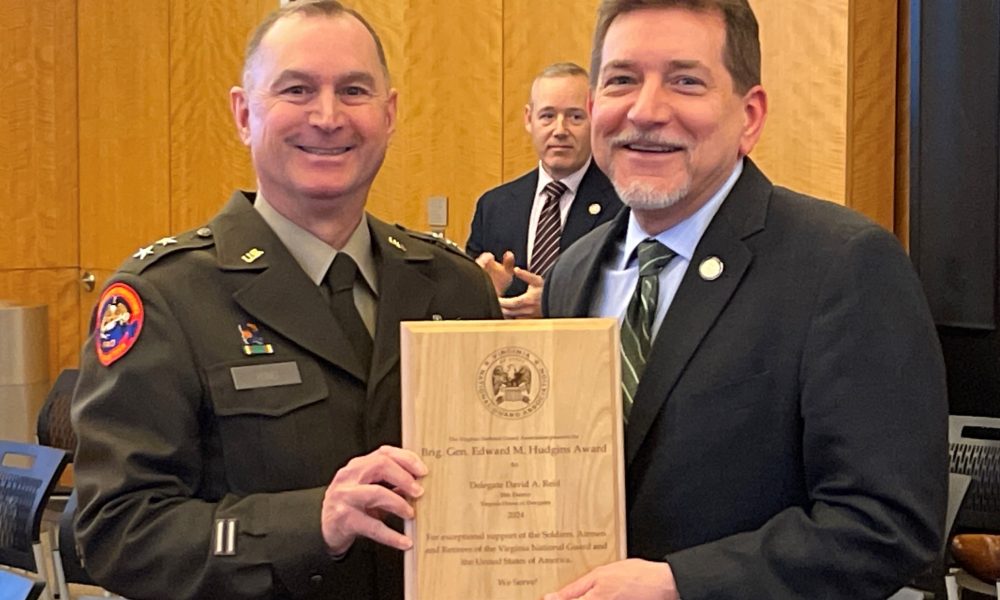 Virginia Delegate Honored for Exceptional Support to National Guard ...